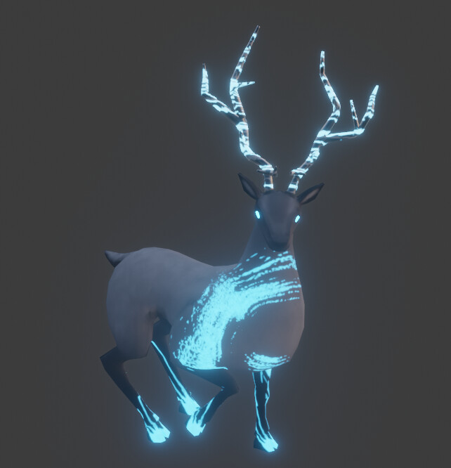 ArtStation - Mystical Spirit Deer