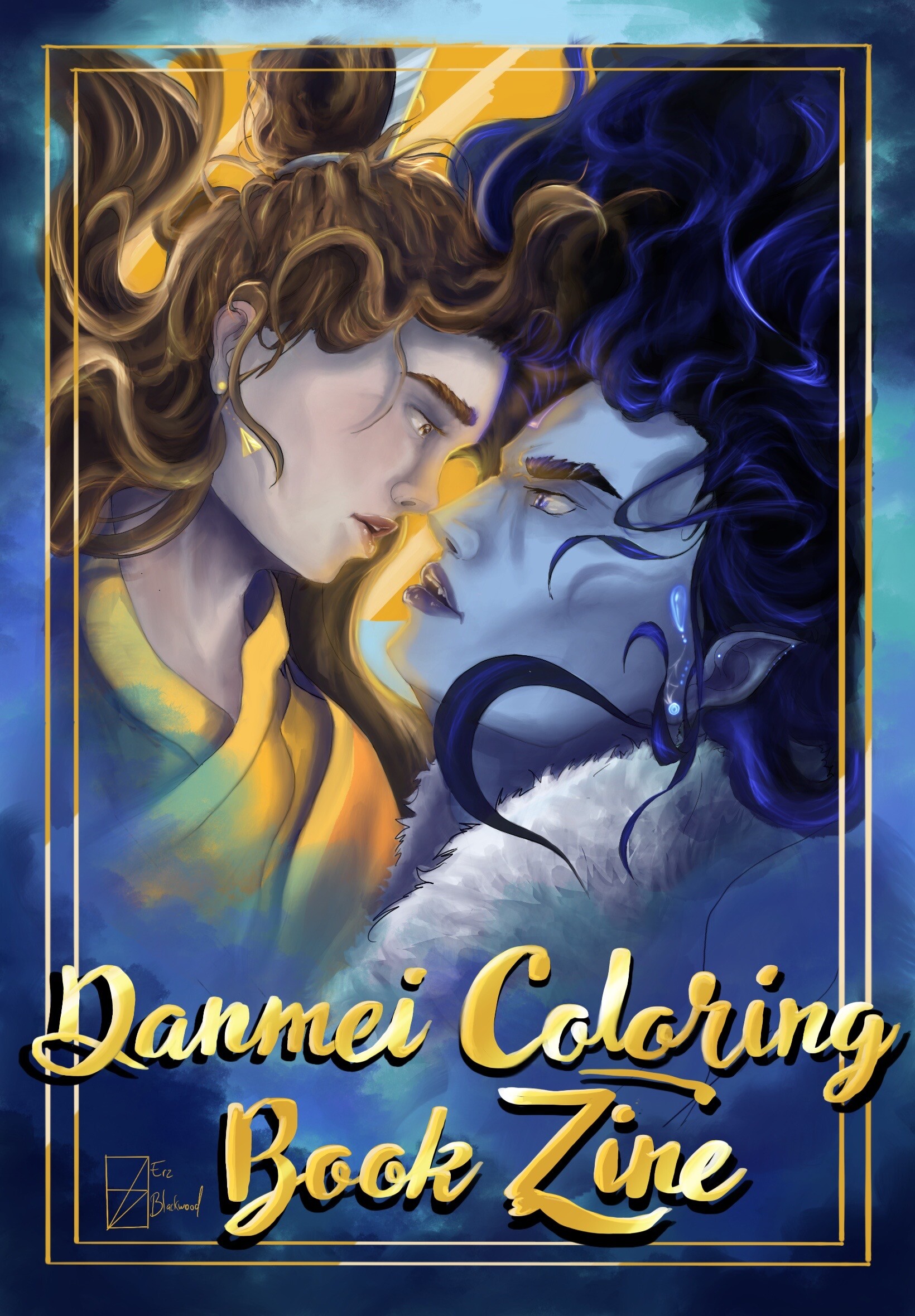 ArtStation - Danmei Coloring Book Zine