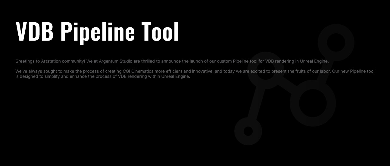 Argentum Studio - Argentum Pipelines | VDB Rendering Tool in Unreal Engine