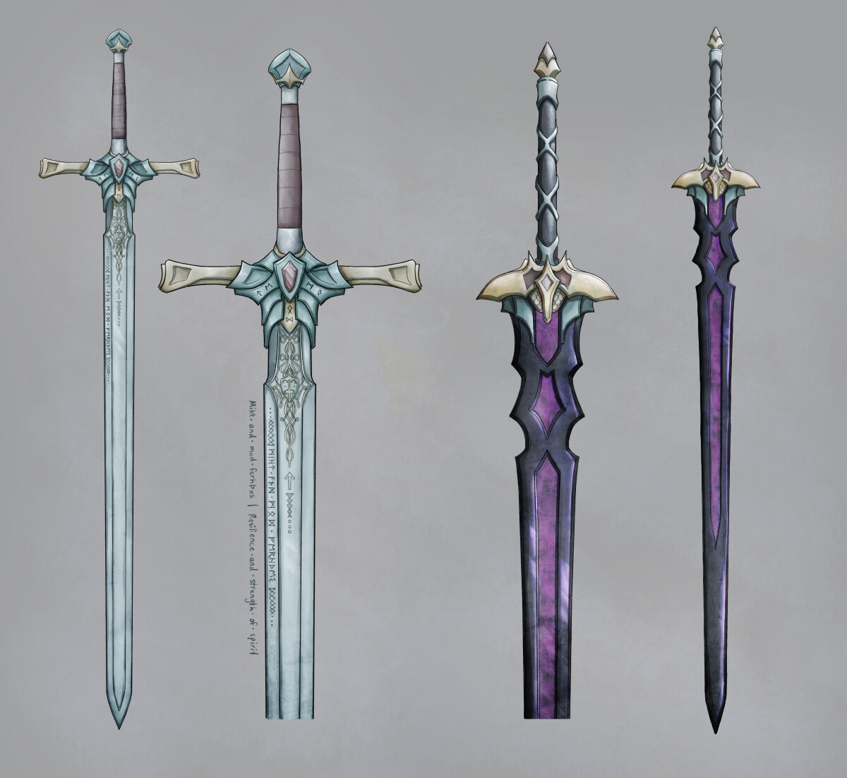 Jes Kelty Francis - Character design - High Elf Paladin