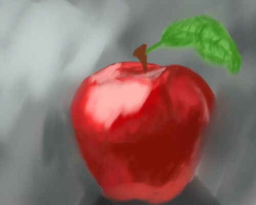 ArtStation - Apple digital art work