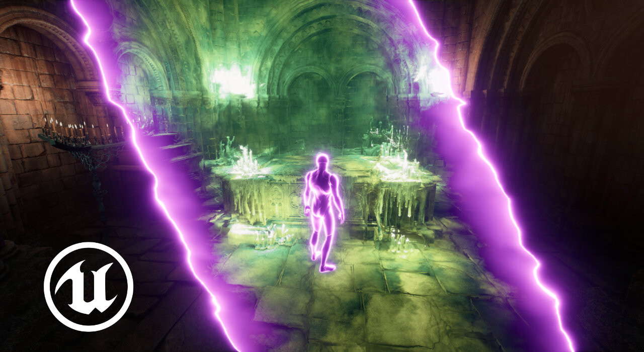 ArtStation - Ghost World Postprocess Material in Unreal Engine 5 - Tutorial