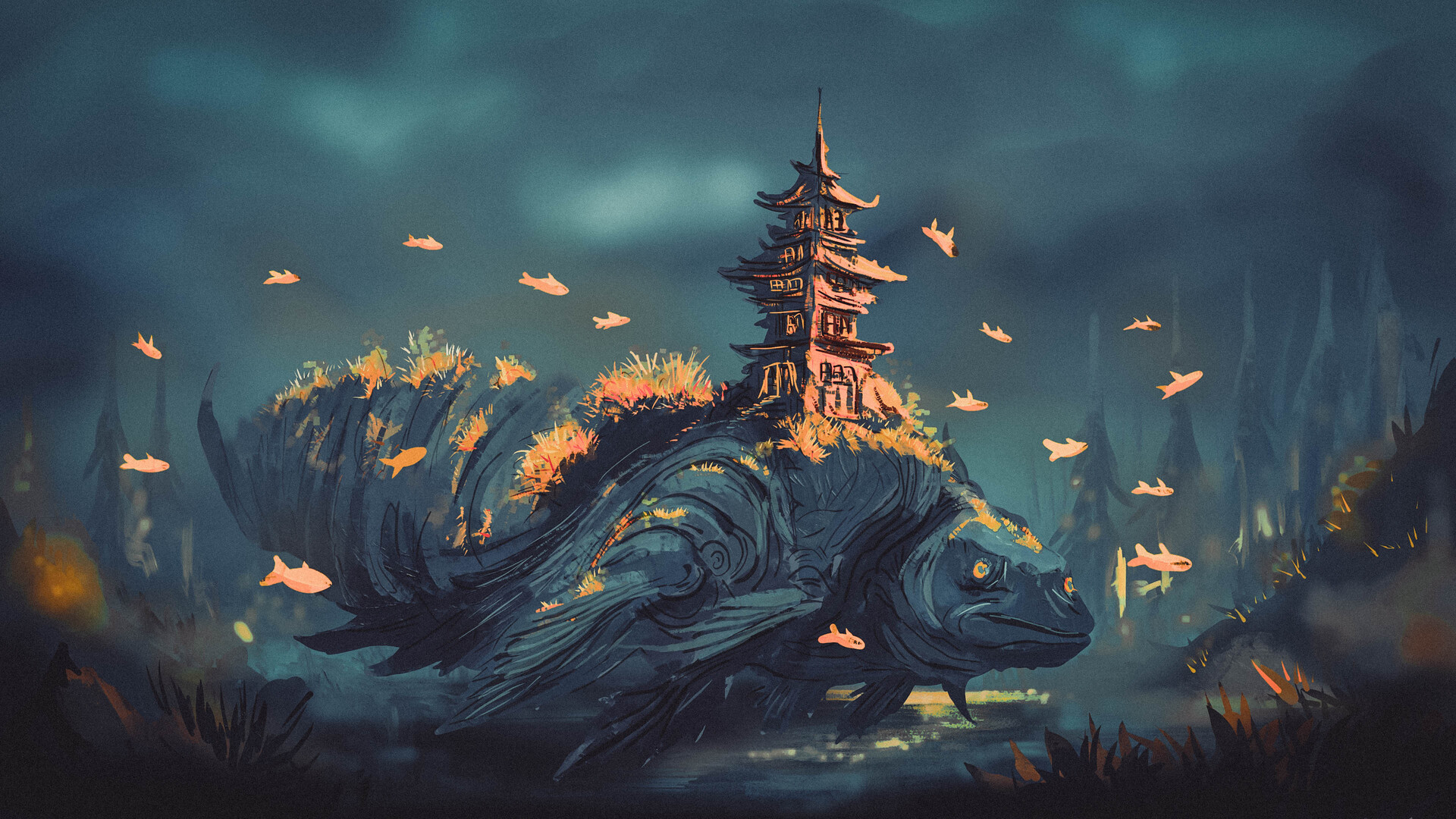 ArtStation - Submerged Temple