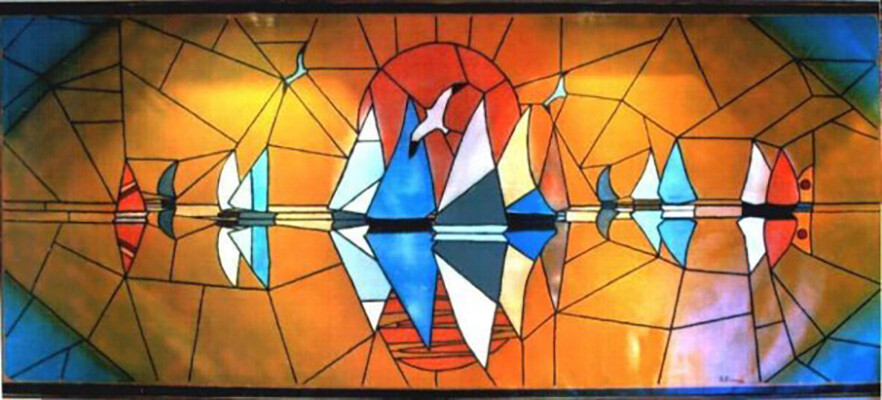 ArtStation - Sunset on sea "impressions of the cathedral" - spray ...