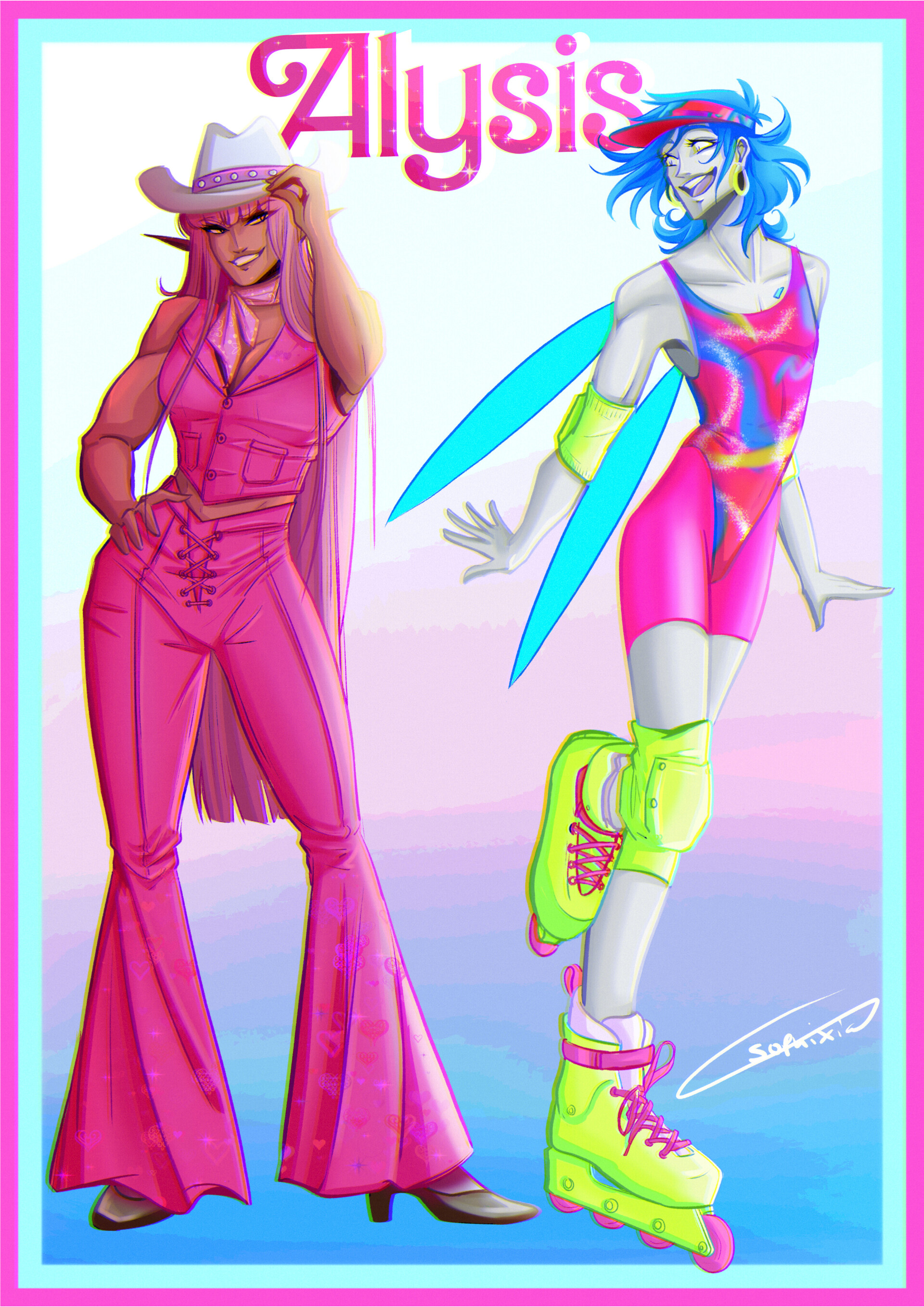 ArtStation - Alysis-500 Barbie crossover