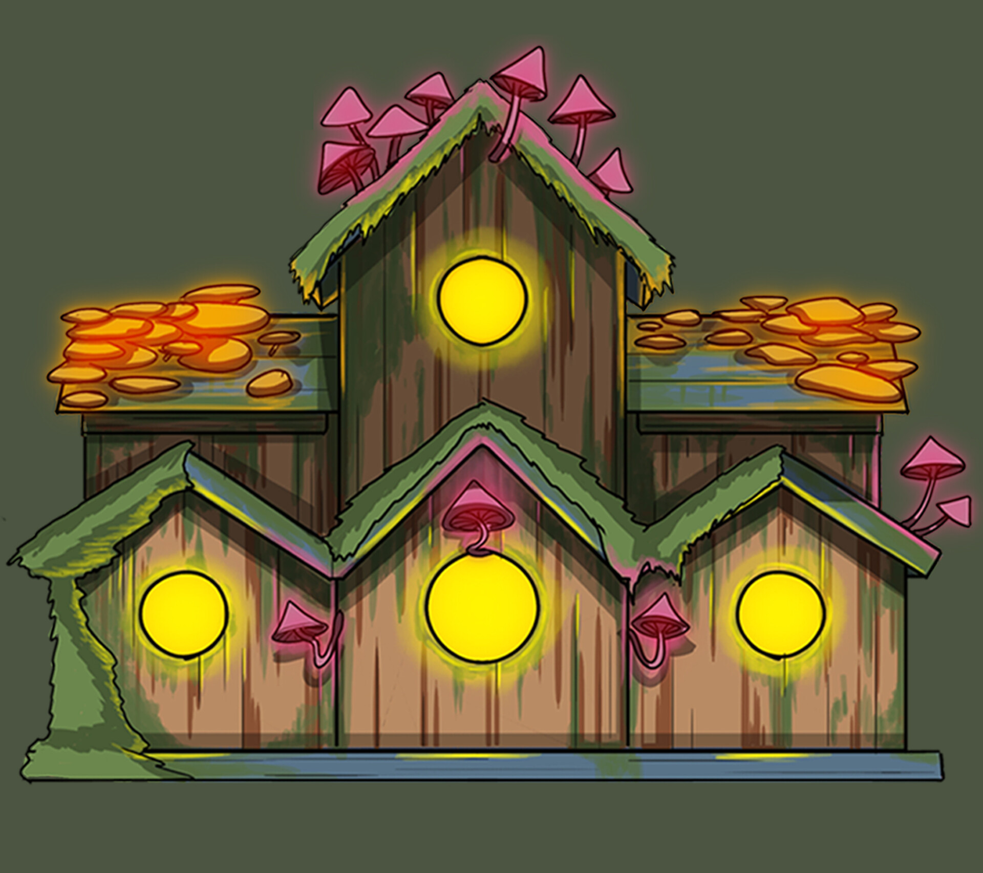 Alex Mesa - Inhabited Bird Houses & Coo coo Clocks