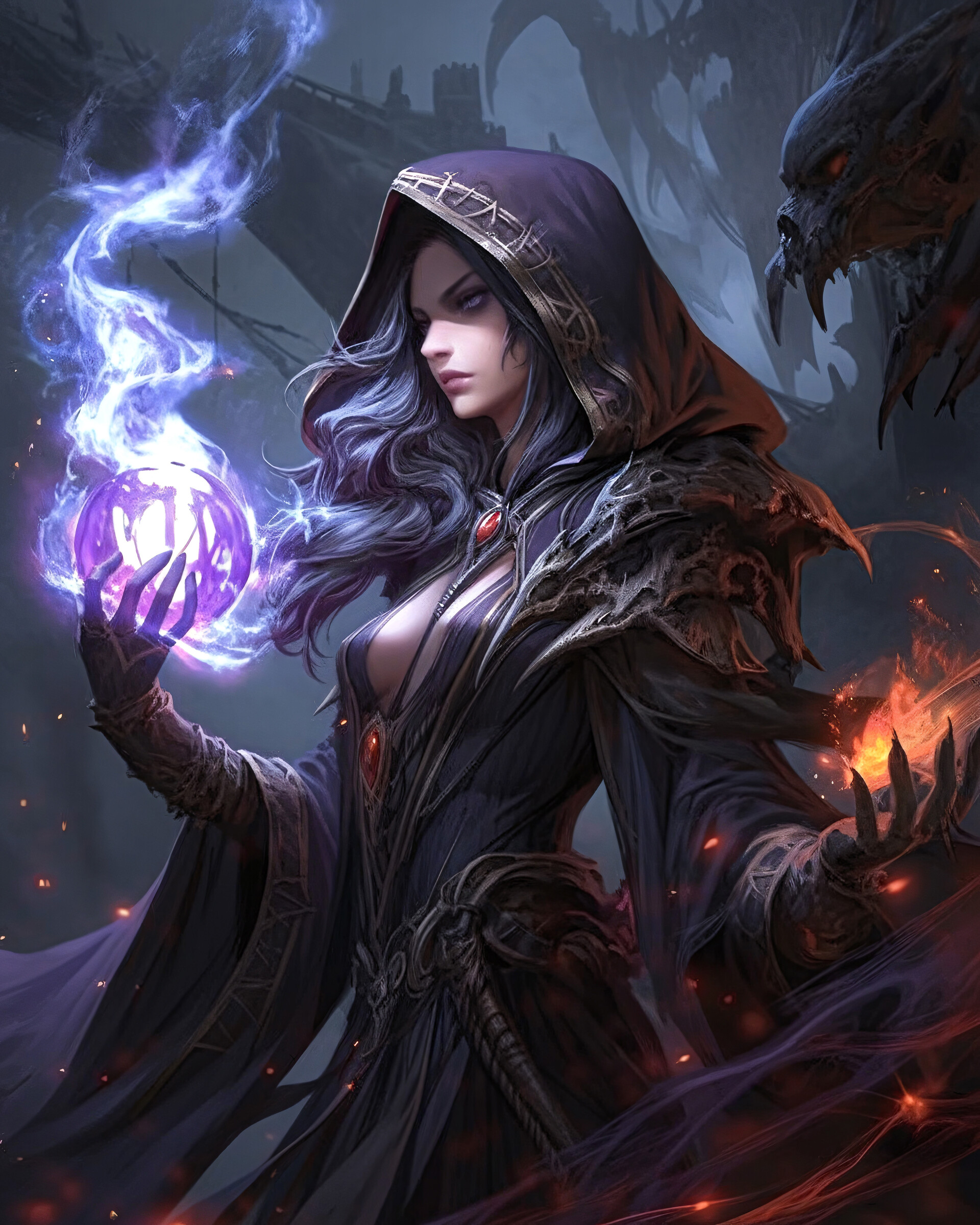 STILL XVII - 100 Fantasy RPG Female Characters Illustrations |8K ...