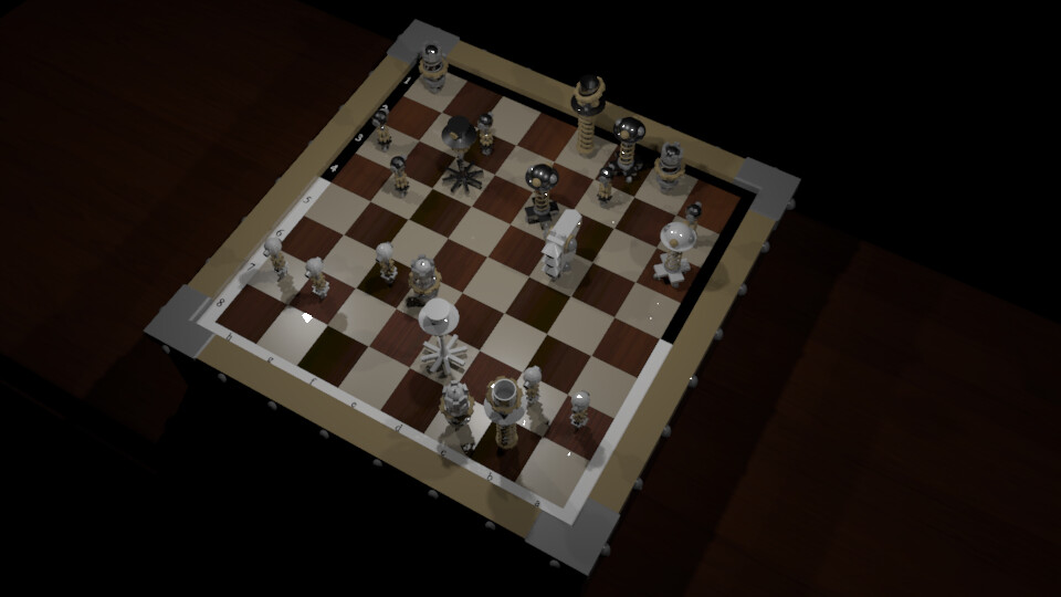 ArtStation - Steampunk Chess