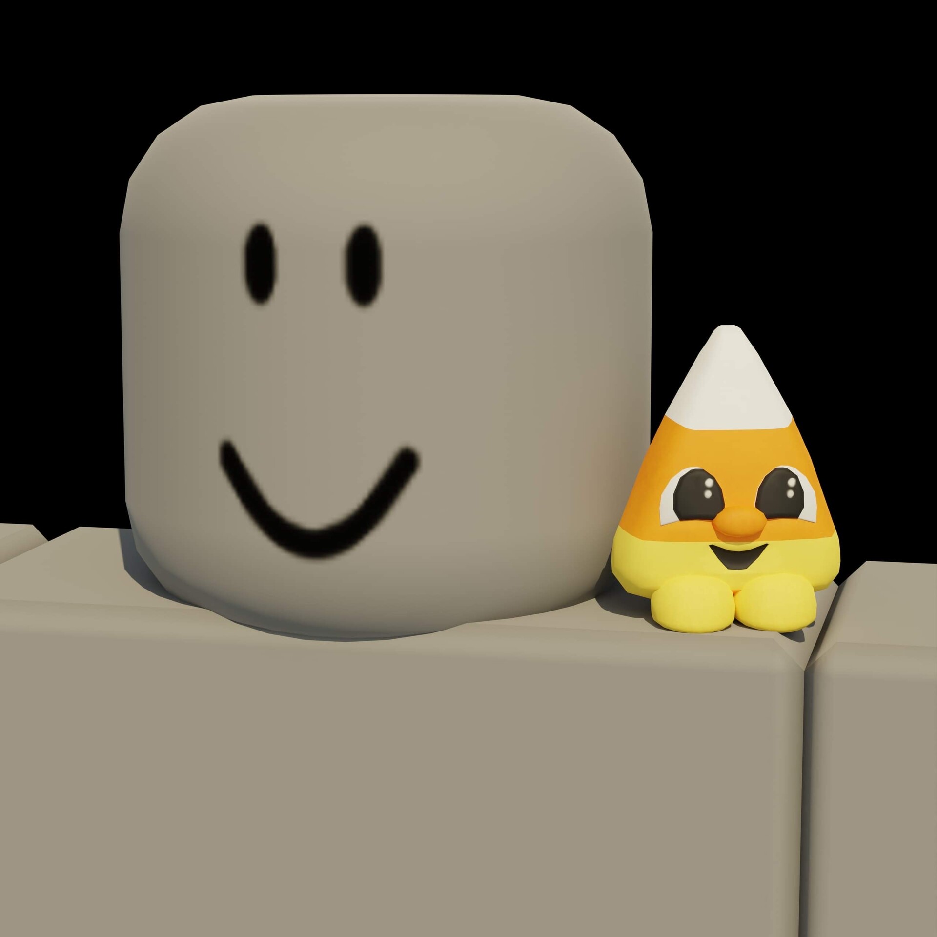 ArtStation - Roblox Halloween Candy Corn Plushie Shoulder Pet UGC