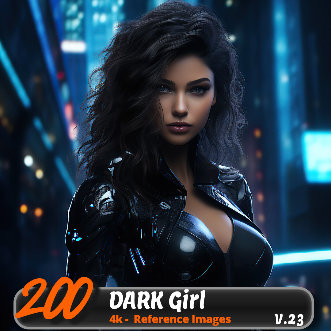 ArtStation - DARK Girl VOL.23/ 4K/ Reference Image