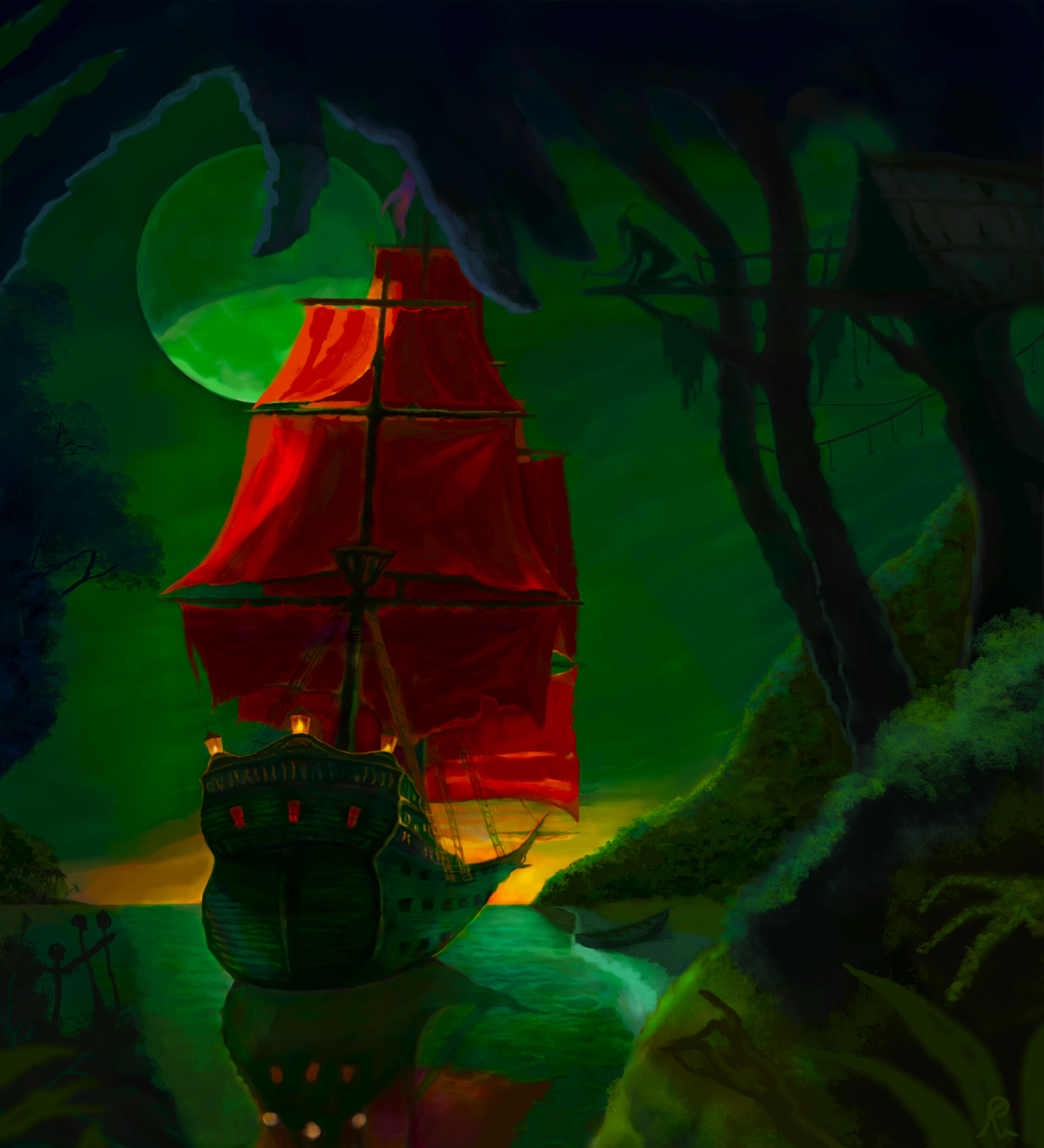 ArtStation - Тихая заводь