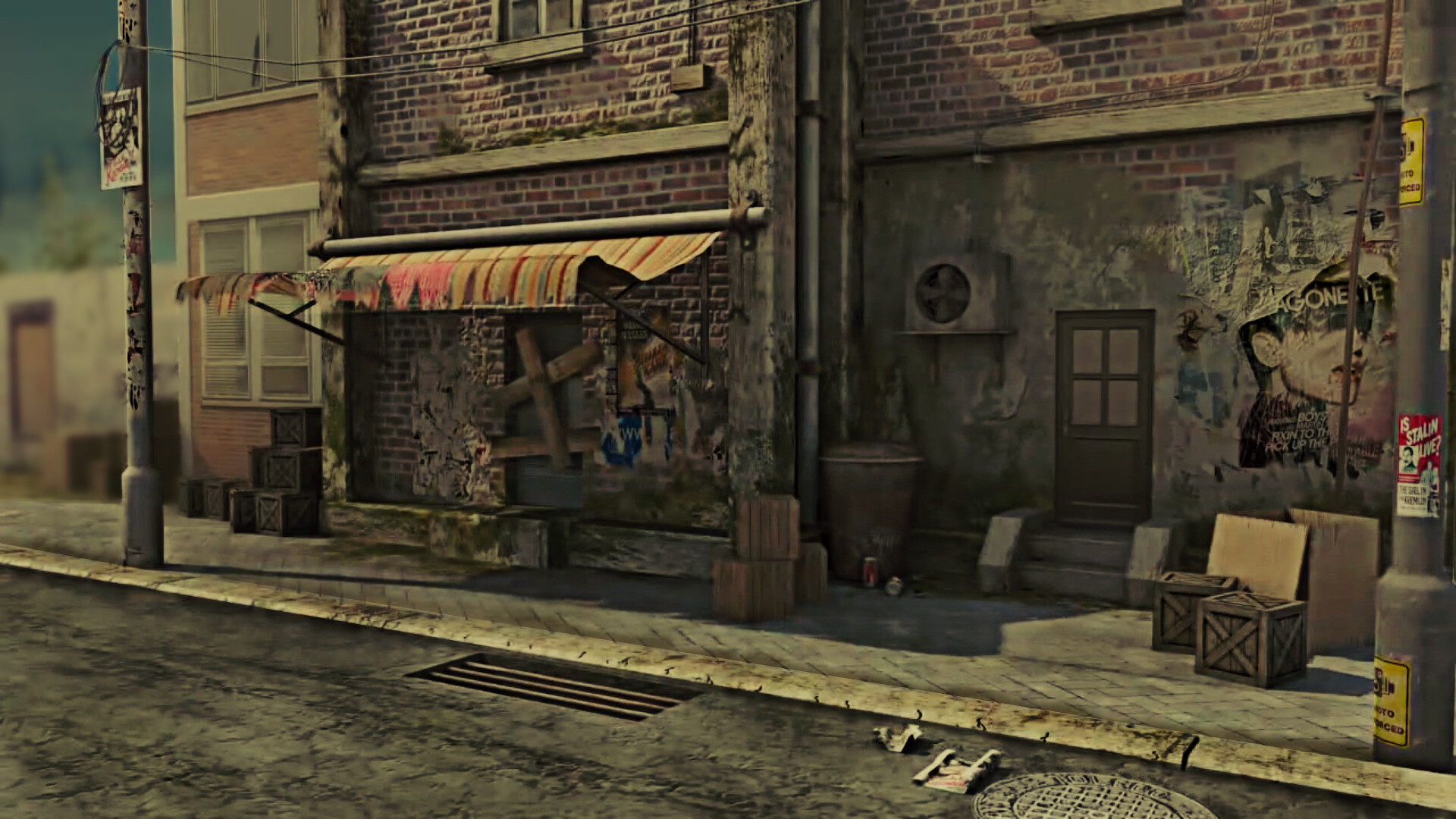 ArtStation - 3D Environment - Poor suburb street