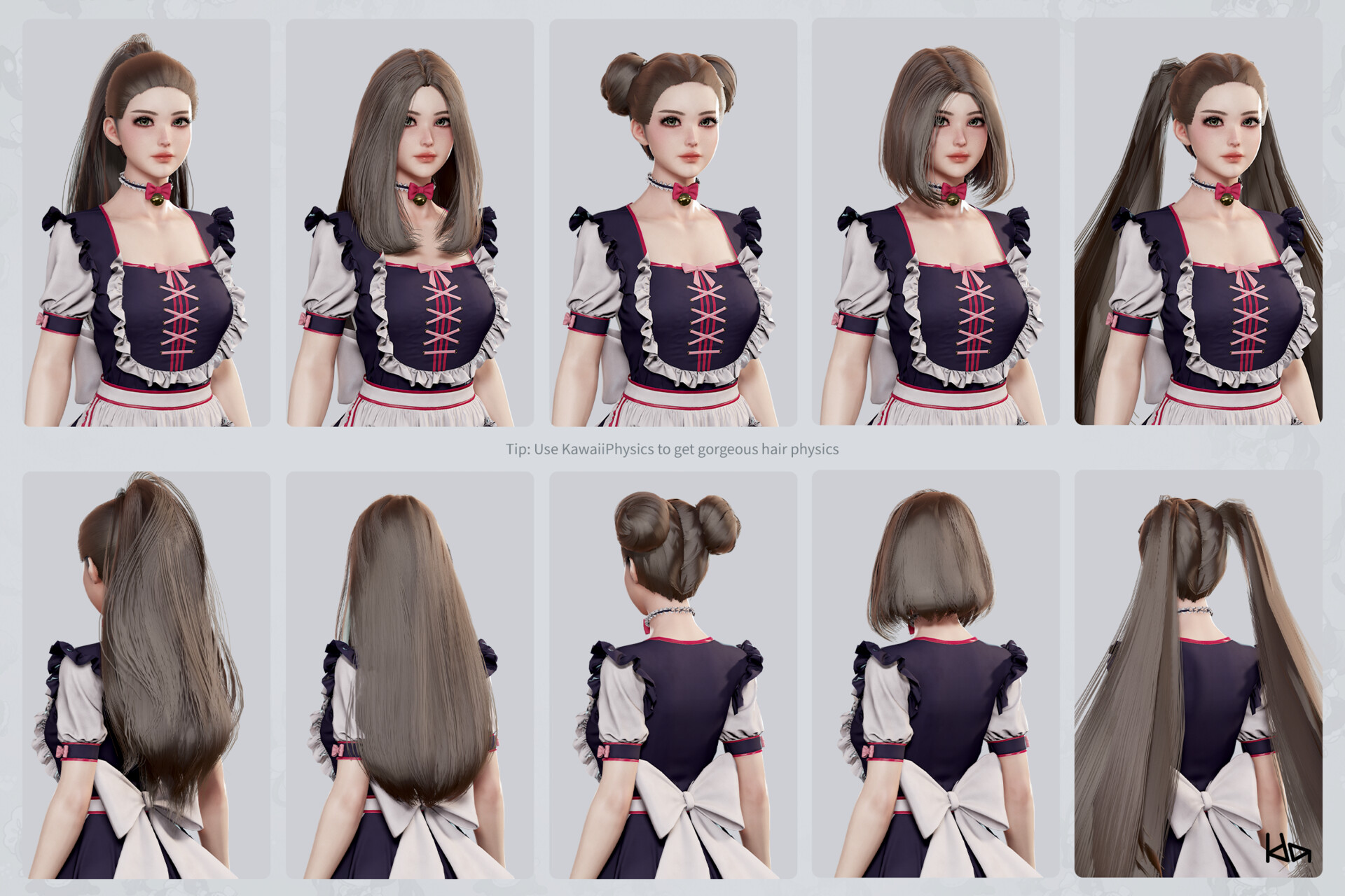 Ida Faber - Dress Up Maids - Game Ready