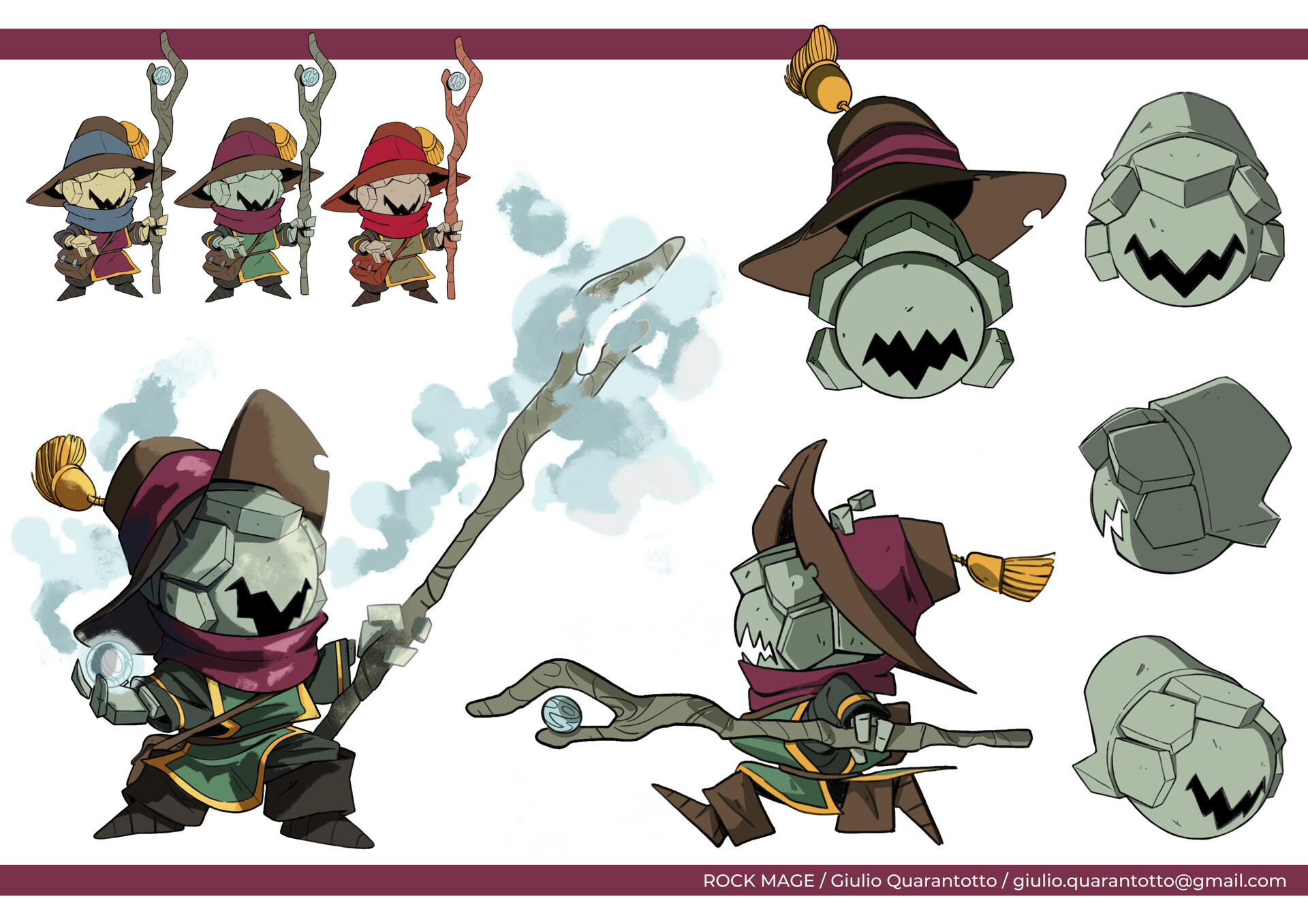 ArtStation - Rock mage