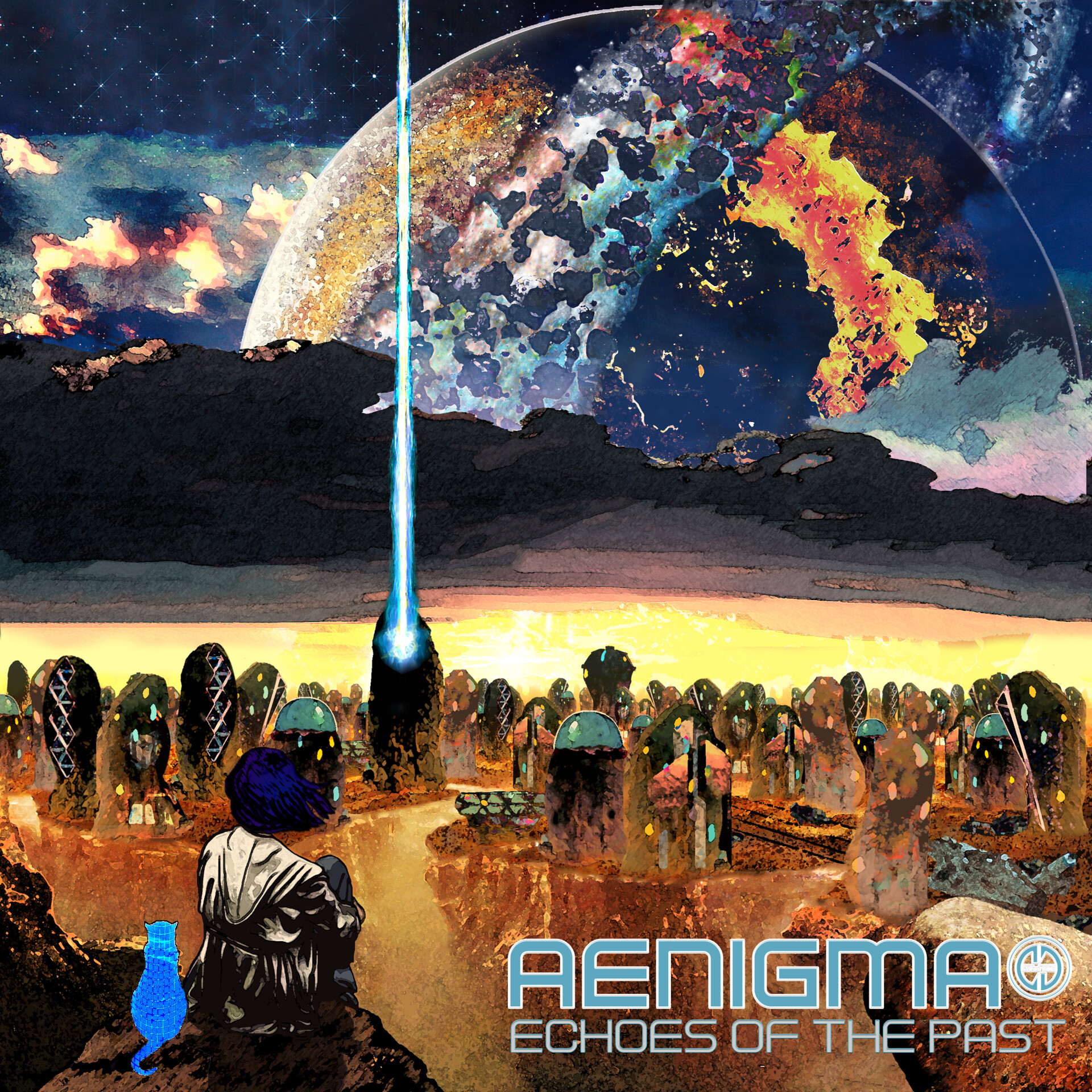 Daniel Crockett - Game Design Challenge 2022: Aenigma Box Art