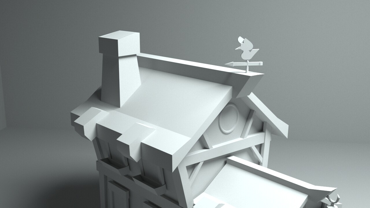 ArtStation - Low Poly House 3d Model