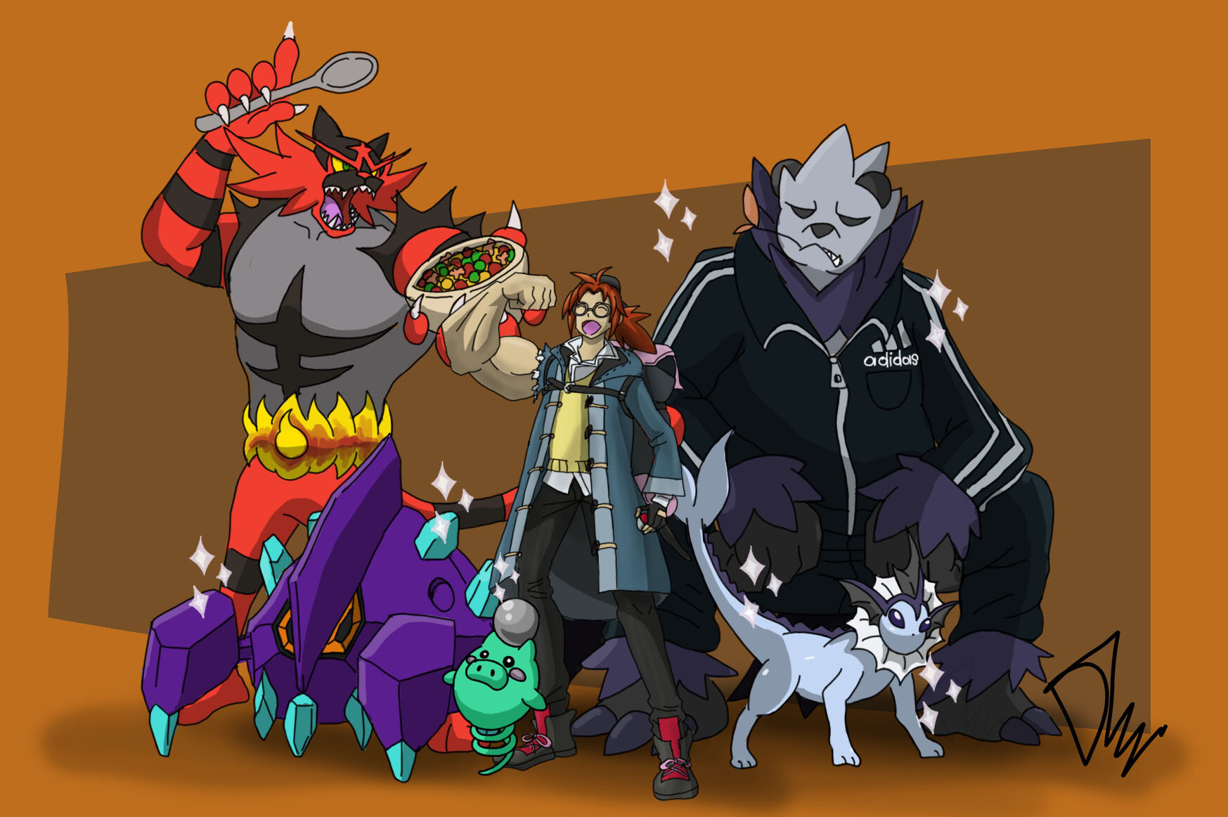 ArtStation - Tomas pokemon trainer