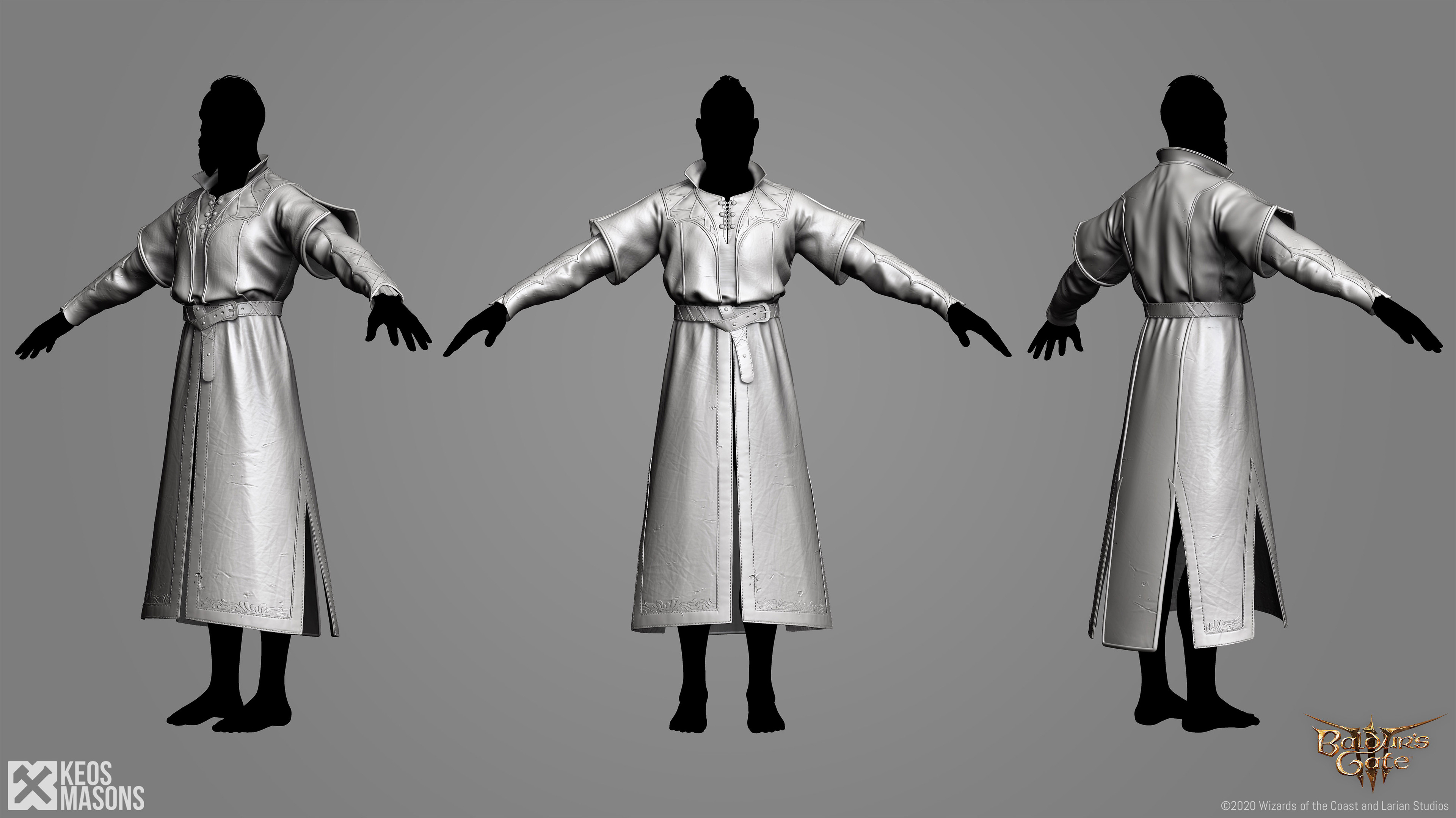 KEOS MASONS - Robe Armor Set