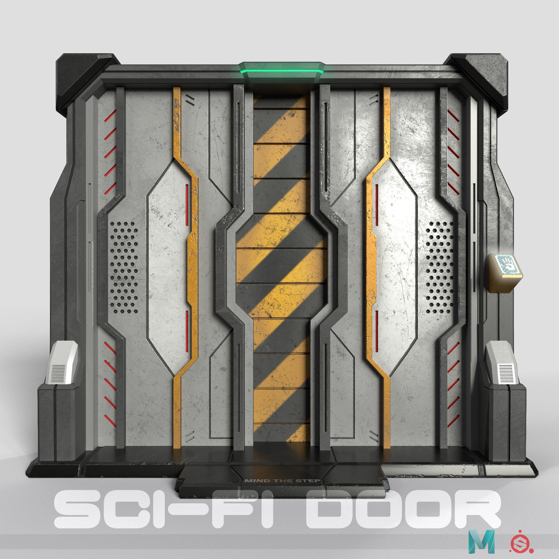 ArtStation - Sci-Fi Door Panel