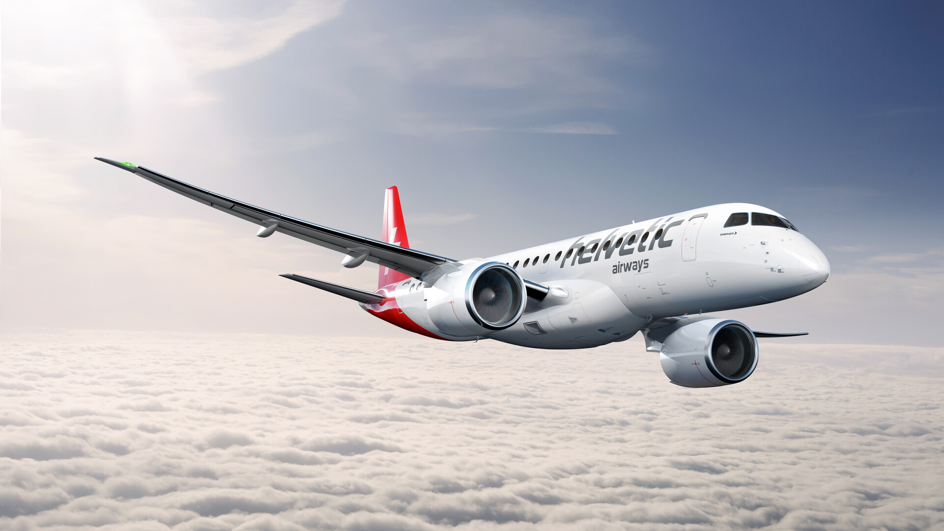 ArtStation - CGI • EMBRAER • E190-E2 • HELVETIC AIRWAYS