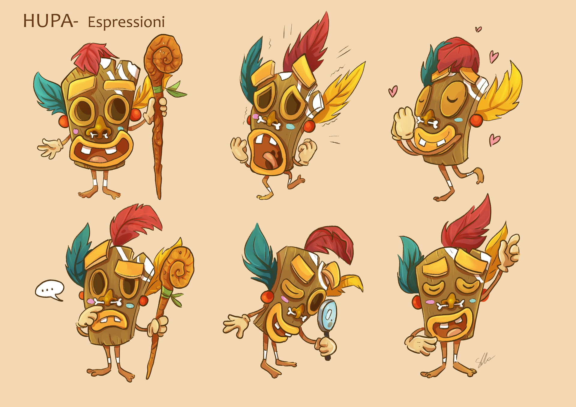 ArtStation - Character design Hupa