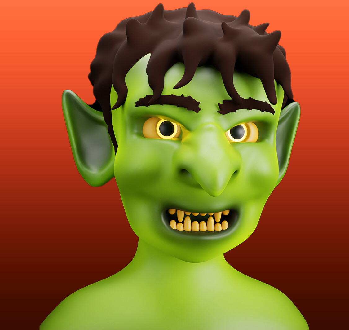 Sinan Aytaç - Cartoon Goblin Head =)