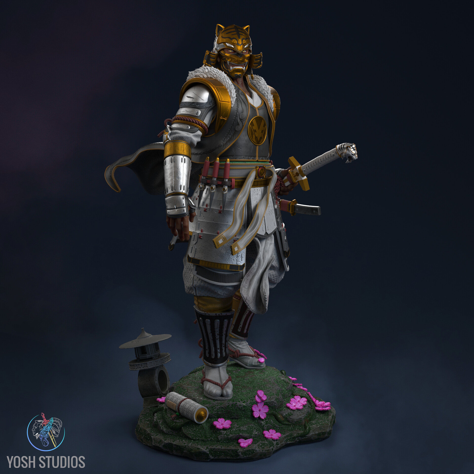 ArtStation - Sengoku White Ranger - Power Rangers