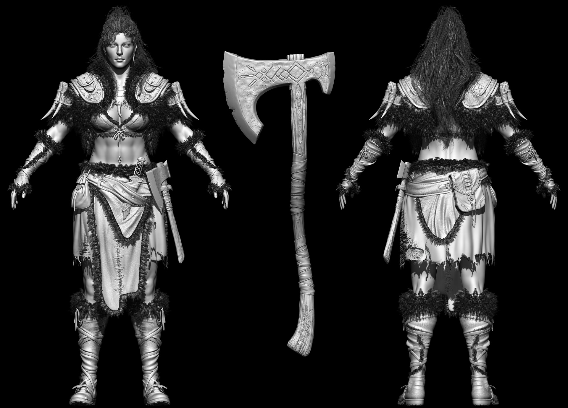 hansol lee - Female barbarian