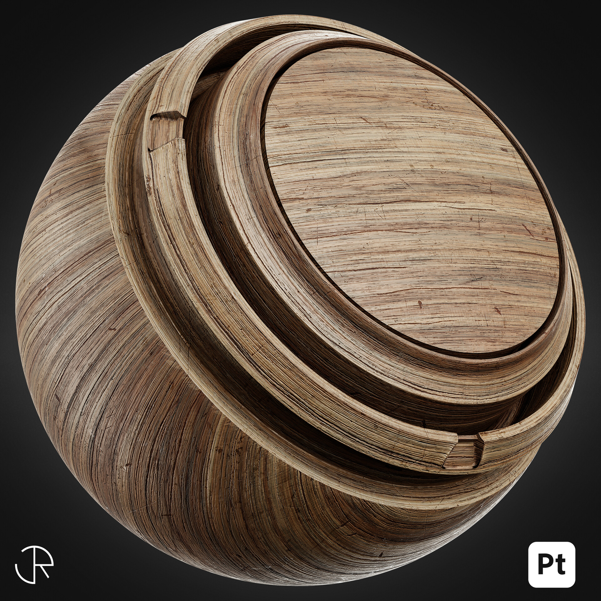 Javad Rajabzade - Wood basic Smart Materials Substance 3d painter