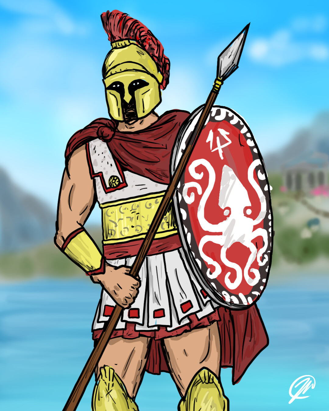 ArtStation - Ancient Greek Characters