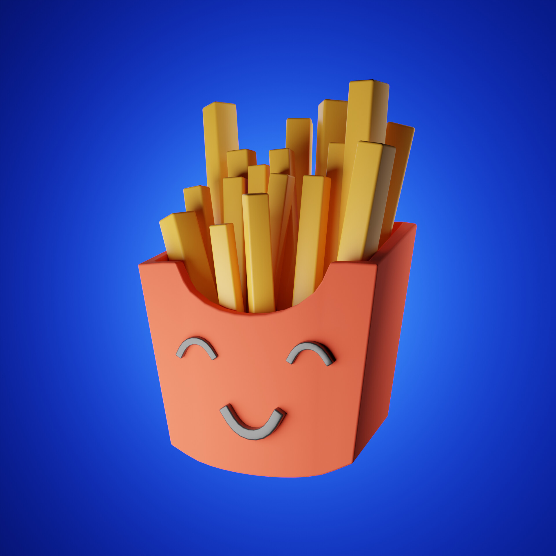 ArtStation - funny french fries