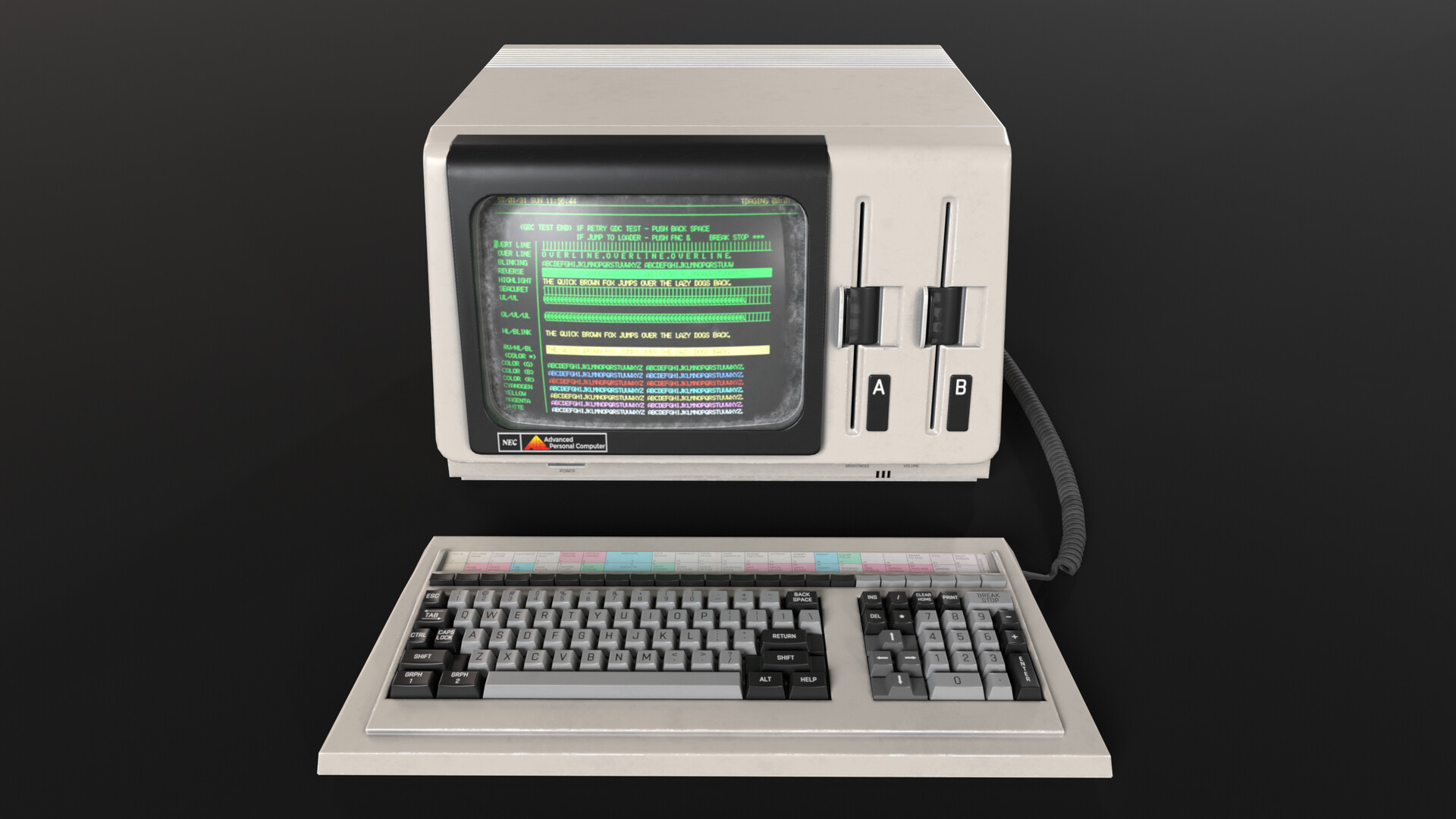 ArtStation - NEC APC old computer