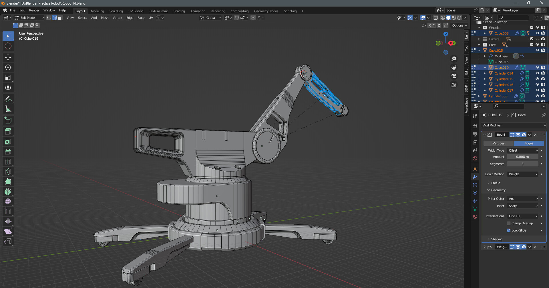 ArtStation - Work In Progress Shots of Blender Robot Project