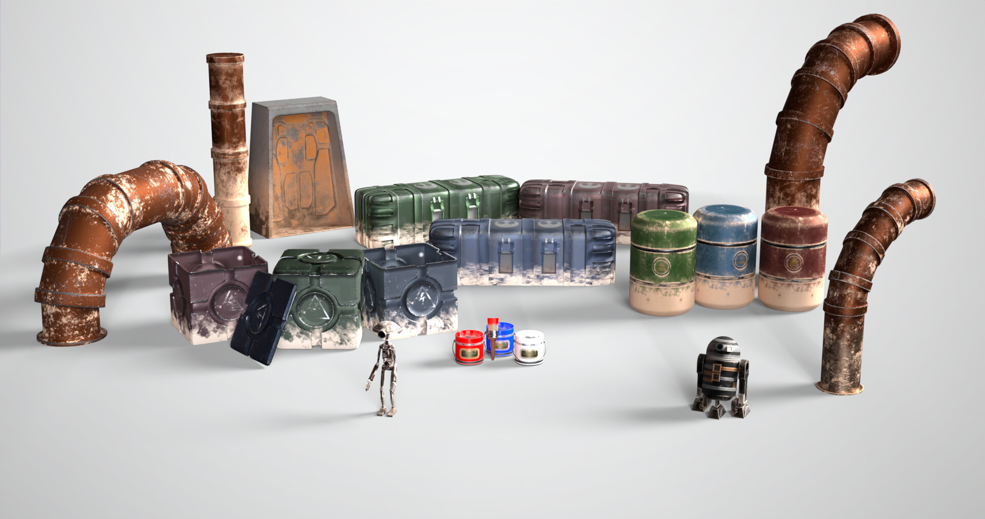 ArtStation - UE4 Scene Asset Render