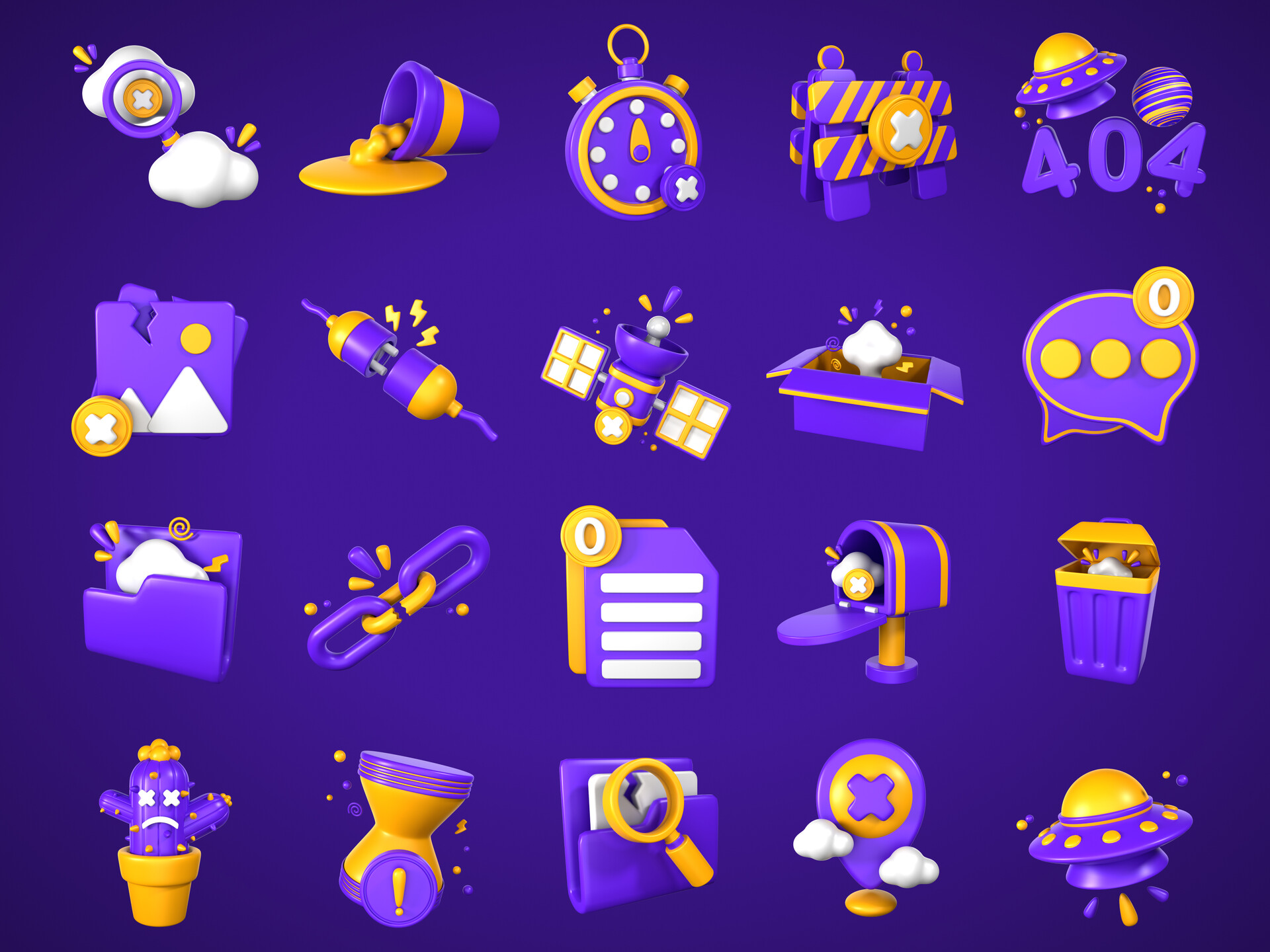 ArtStation - 3D Icon Empty State