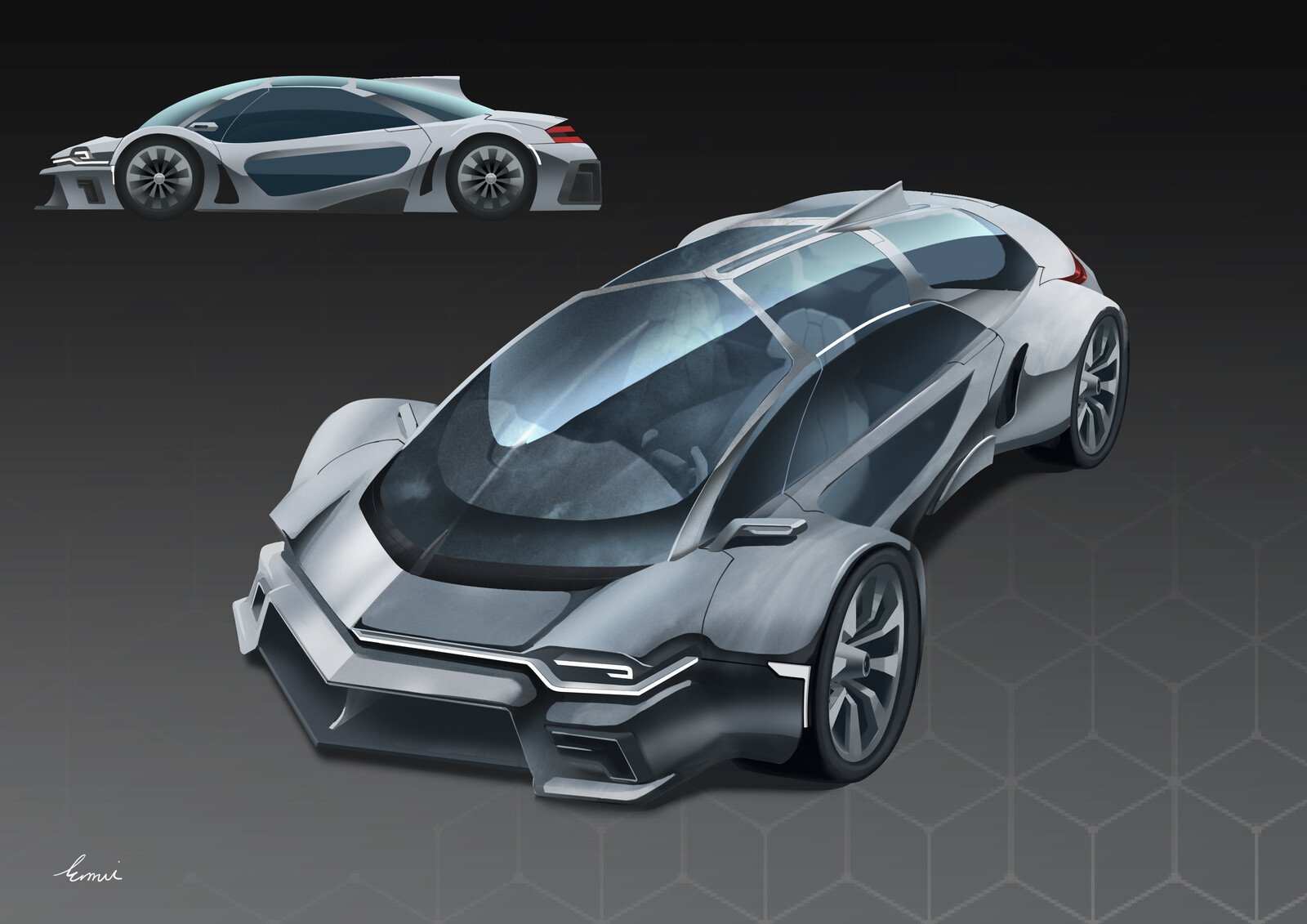 EnnuiShao - Fictional car concept study