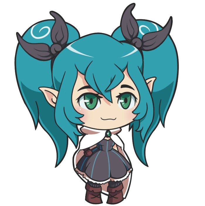 ArtStation - Chibi Art - MV-Tan [Commission]