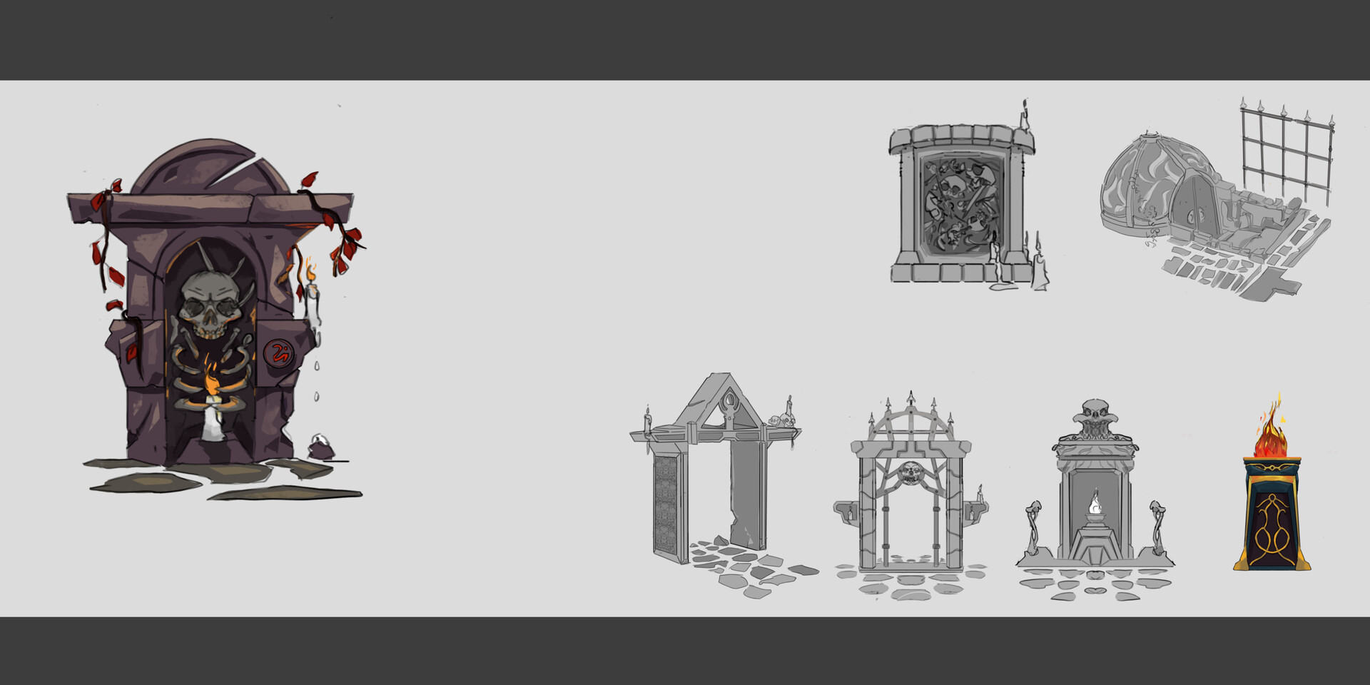 ArtStation - Concept art "A Dark World" Portfolio