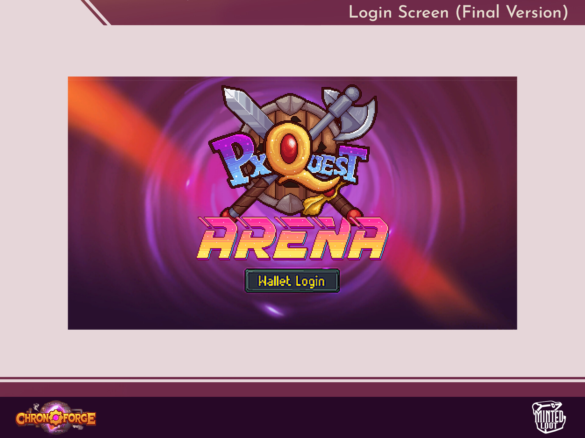 Michael Yosan - PXQuest Arena : Login + Main Menu Work Process (2022)