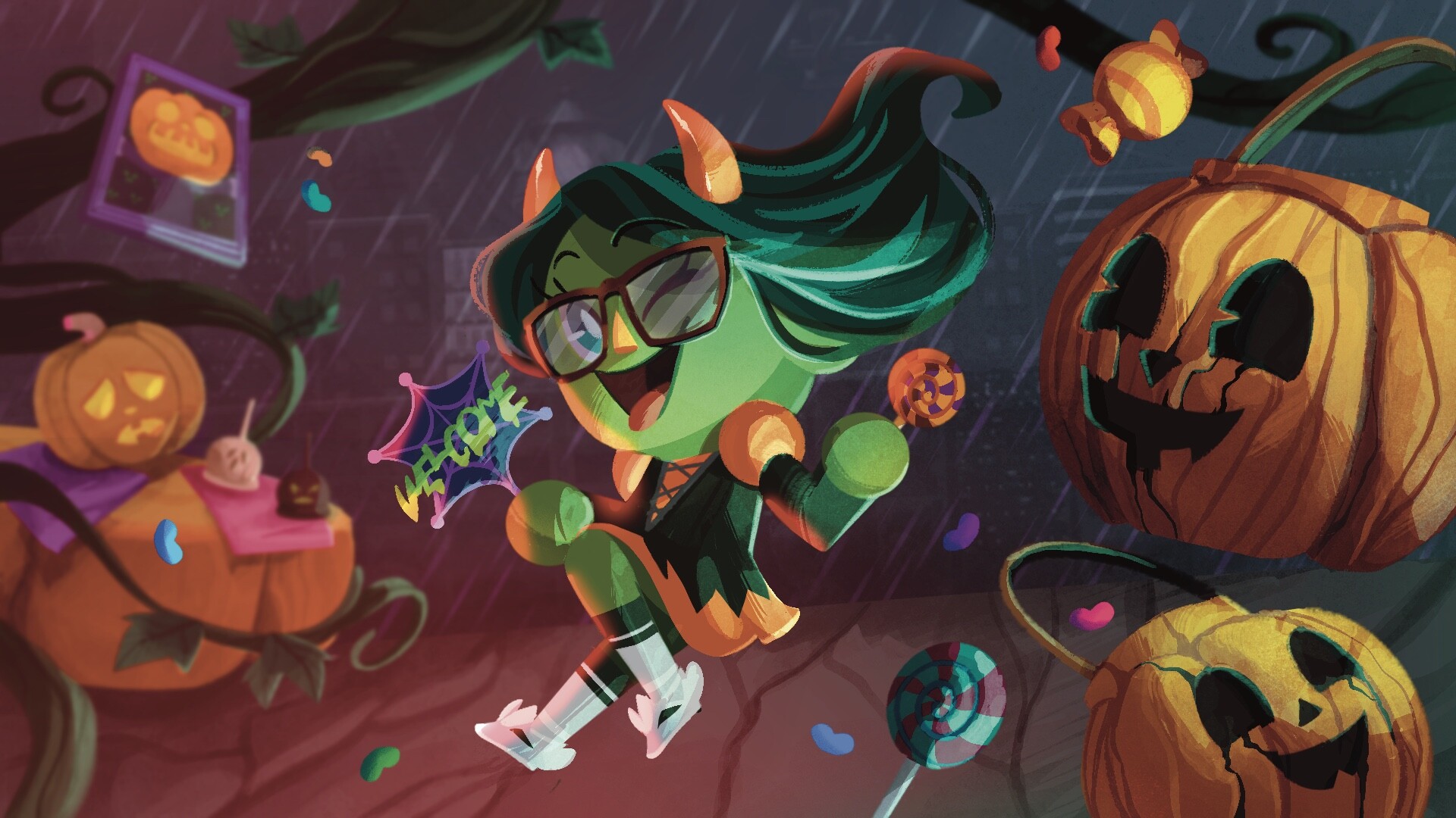 Erin Rodríguez - Animal Crossing Splash Art