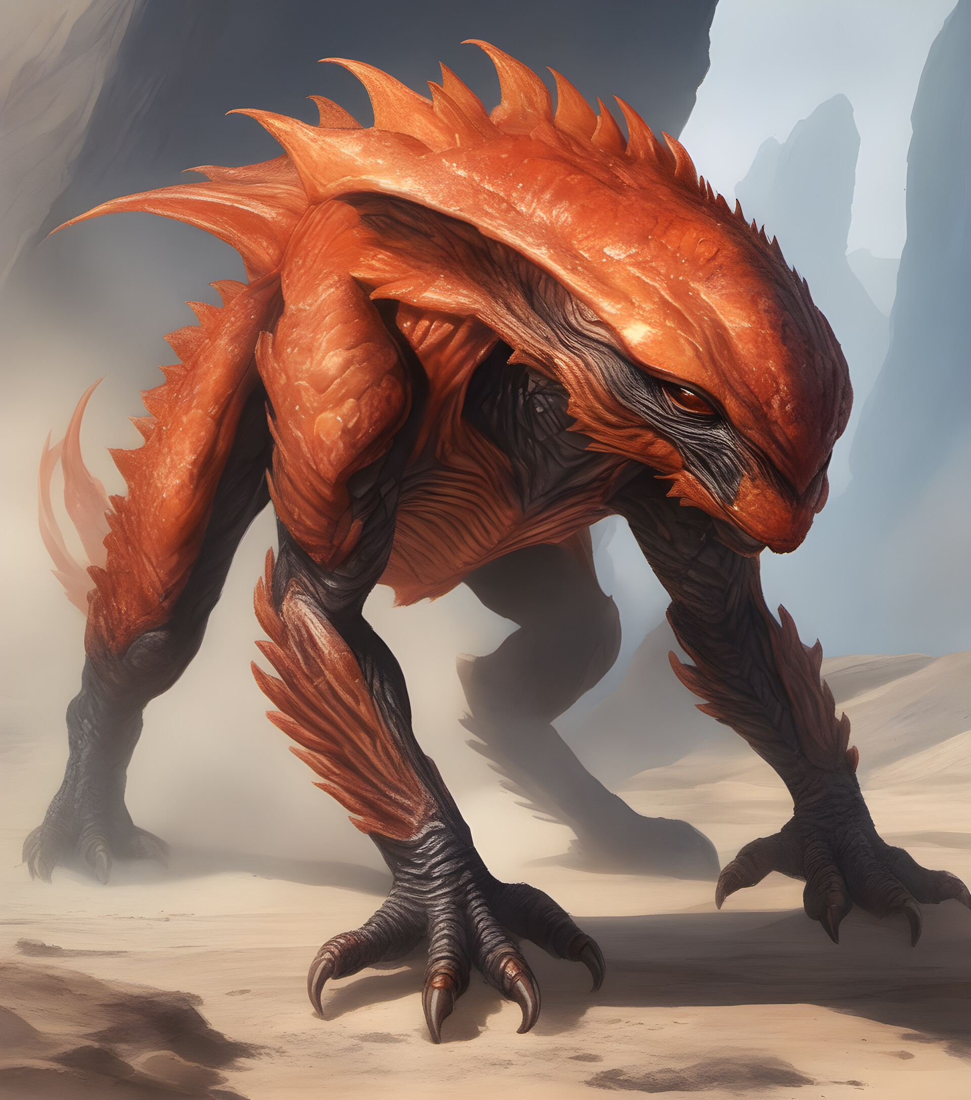 ArtStation - Lava aliens