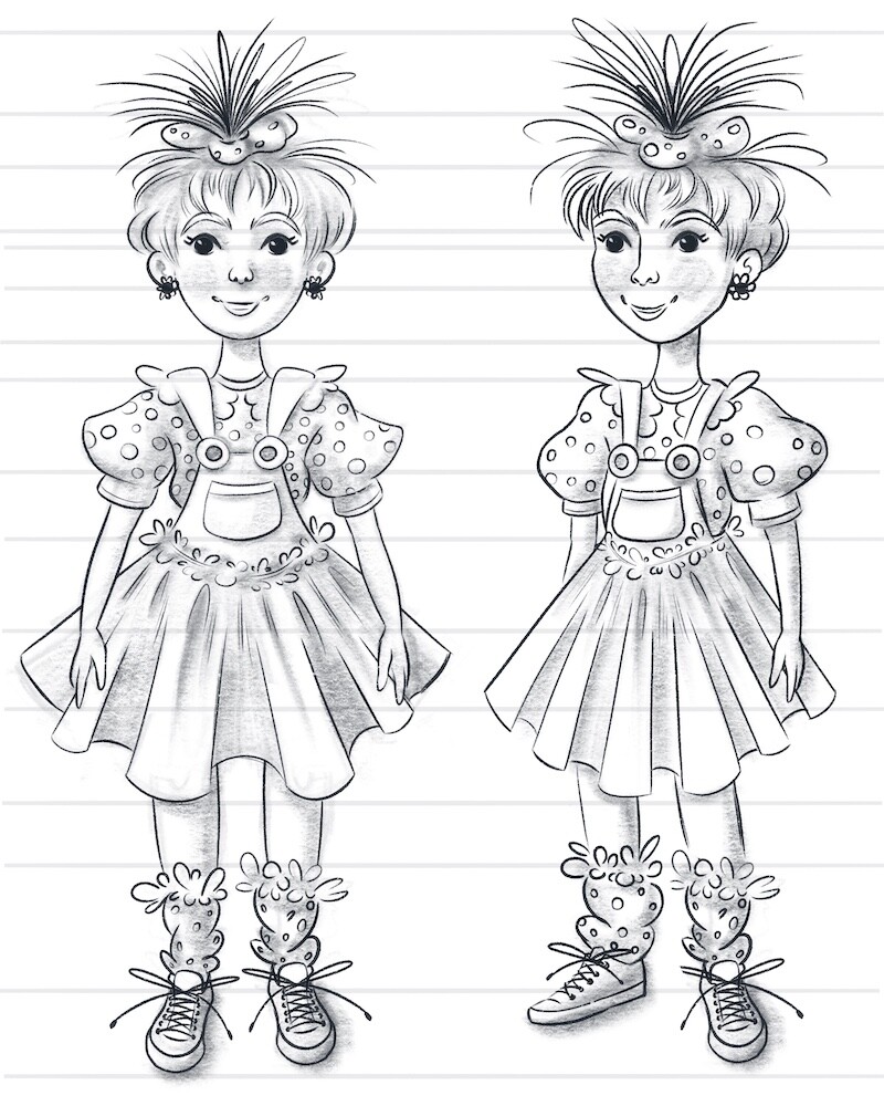 ArtStation - Character design sheet