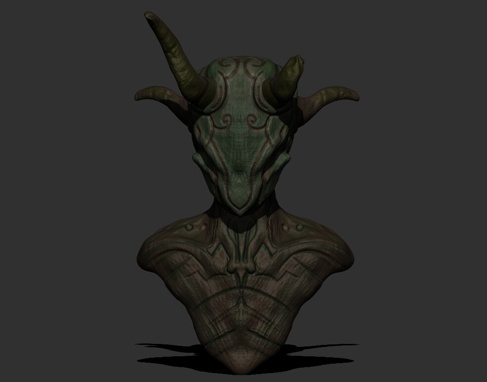 ArtStation - Dryad statue 3D model