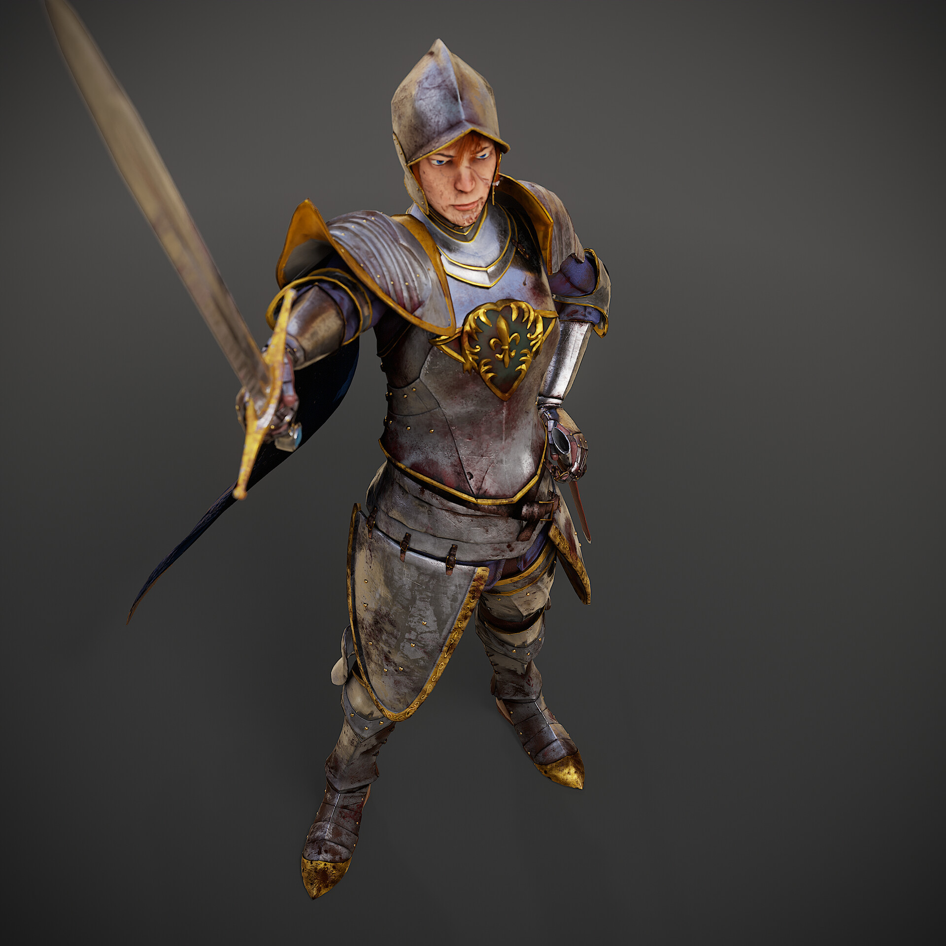 Robert Rea 3D Character Artist - Battle Scarred Knight
