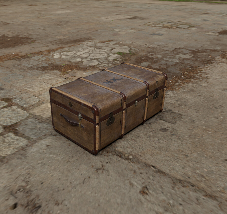 ArtStation - Lowpoly Realistic Chest