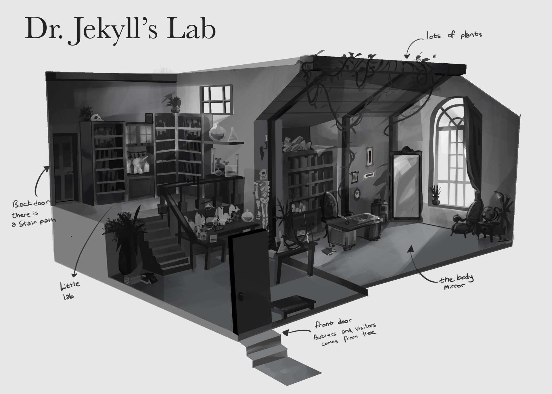 Asia Mirimiran - Jekyll & Hyde - Concept Art