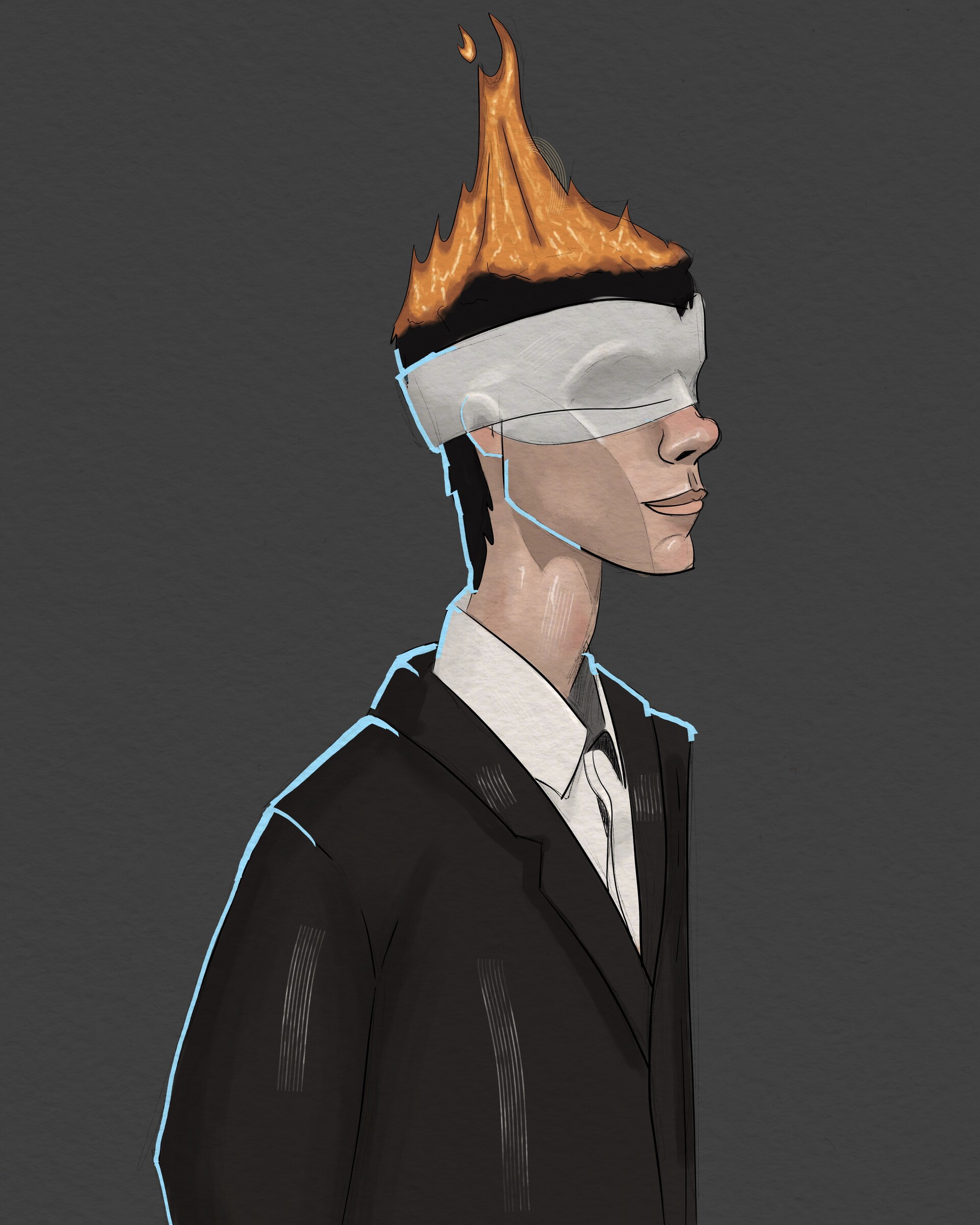 ArtStation - Guy on fire