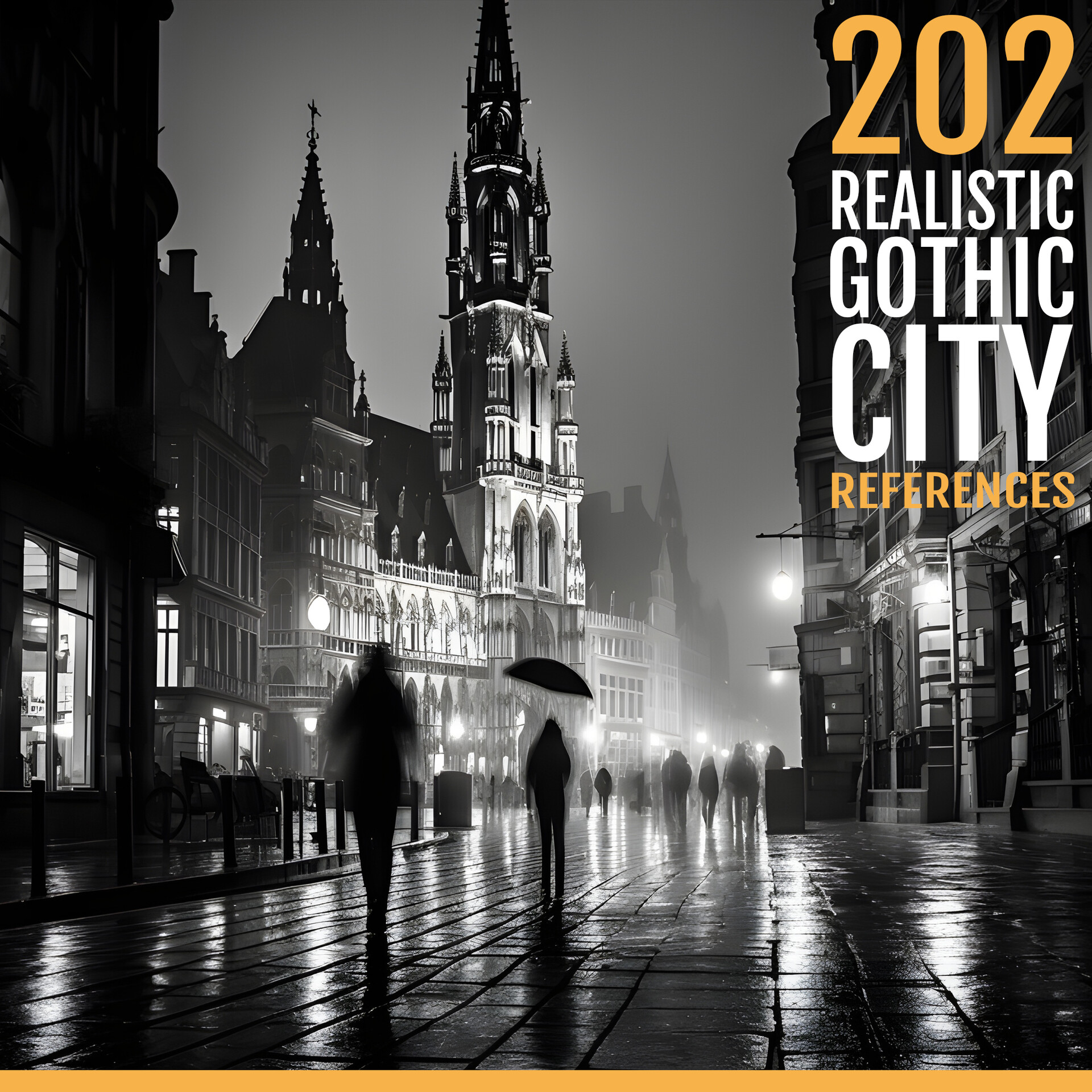 ArtStation - 202 Realistic Gothic City Reference