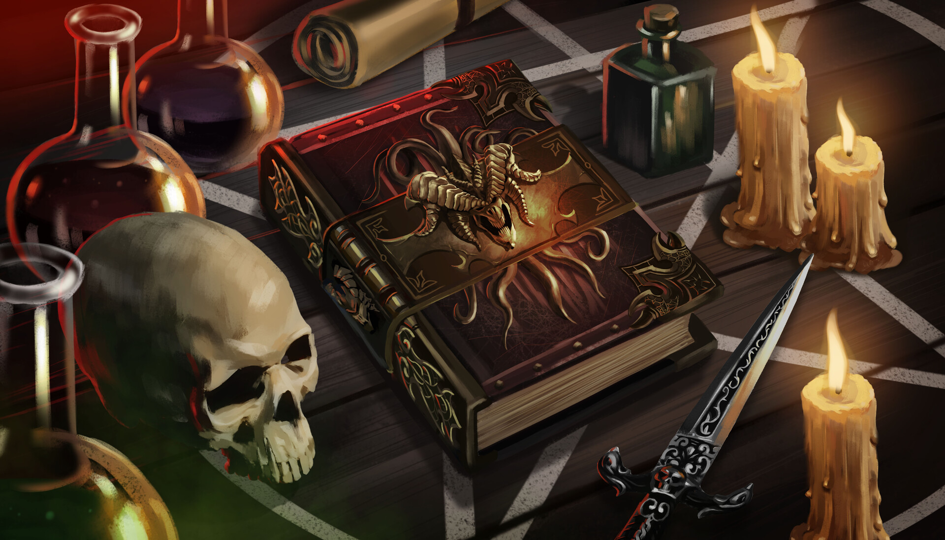 ArtStation - The Book of Forgotten Demons