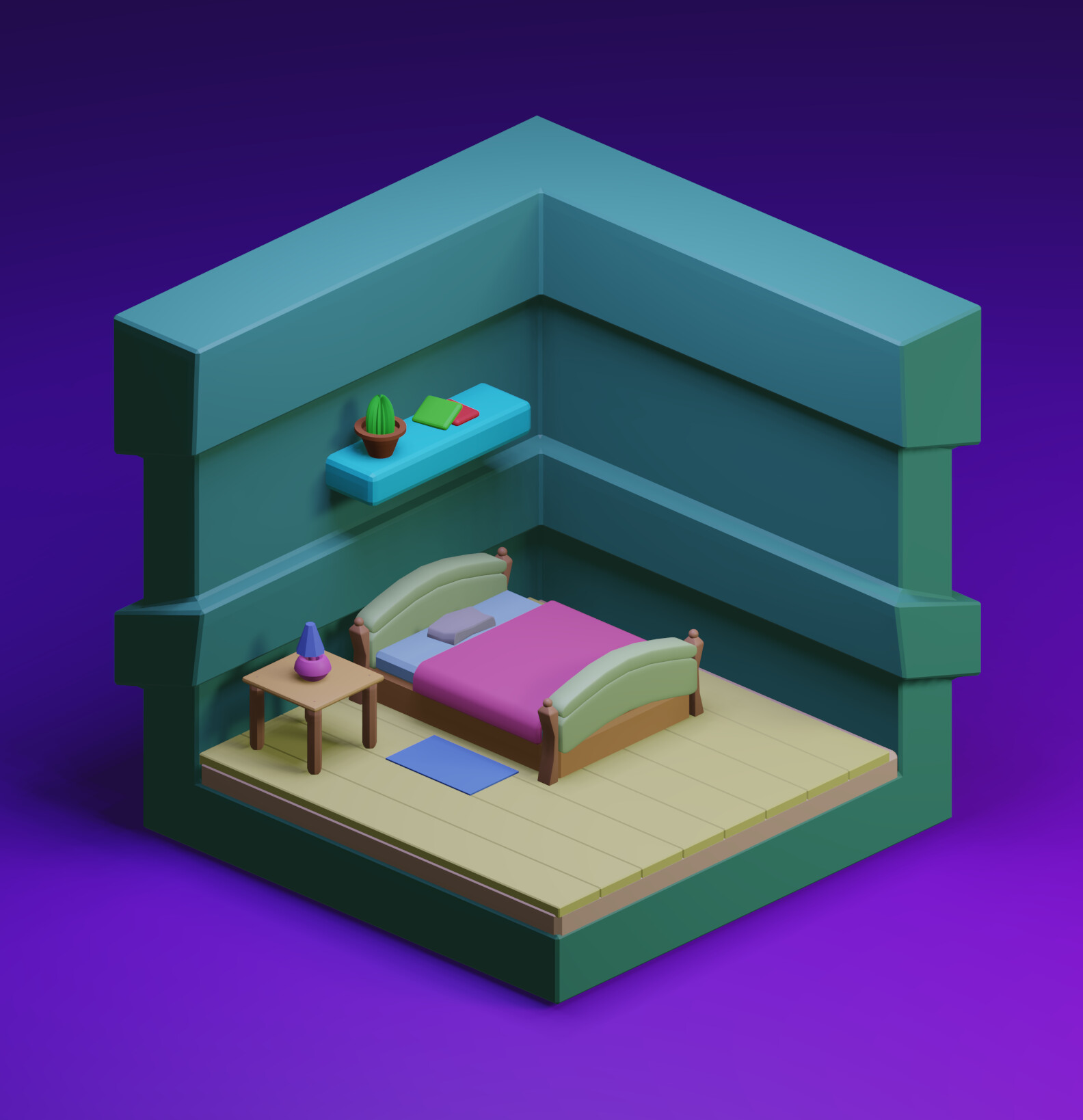 ArtStation - Room corner